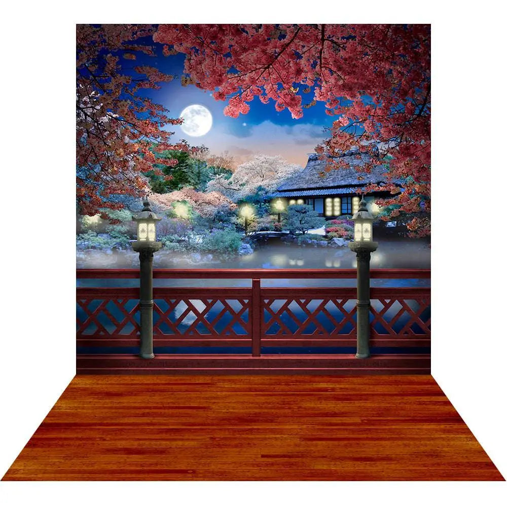 Teahouse Asian Photography Backdrop Background